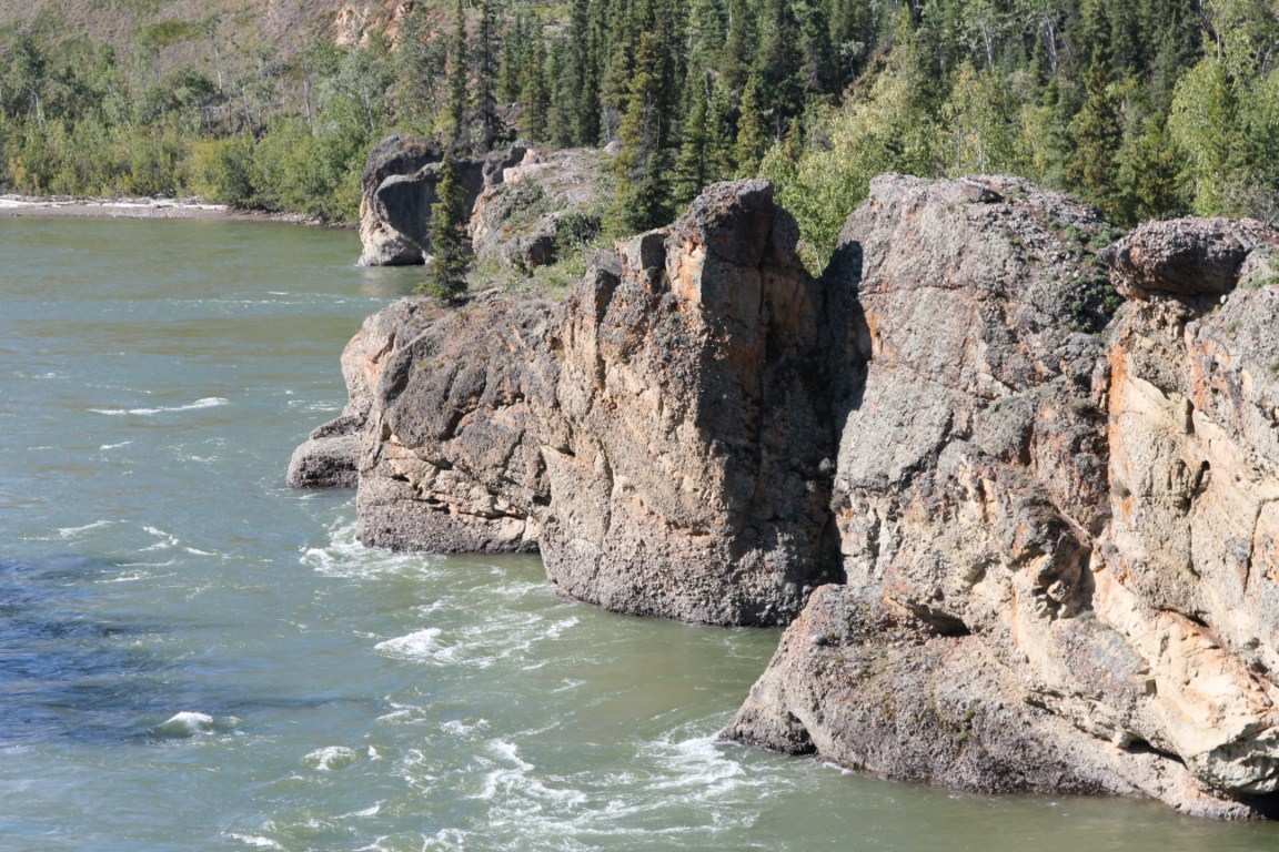 A testy bastard, at times.: Five Finger Rapids, Yukon.